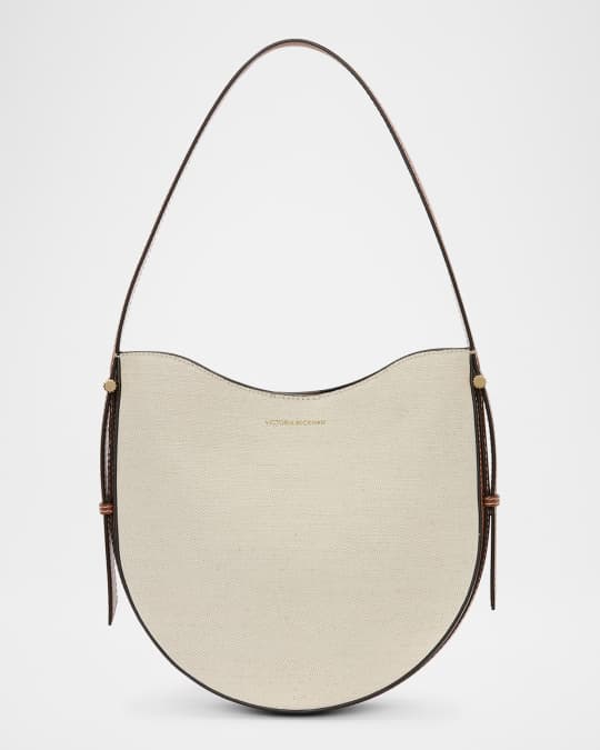 Victoria Beckham Dia Medium Canvas Shoulder Bag | Neiman Marcus