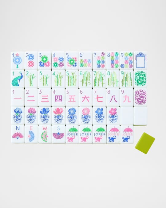 OH MY MAHJONG Limoncello Mahjong Tiles Set | Neiman Marcus