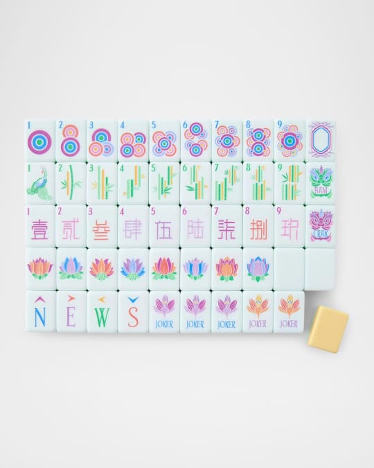 OH MY MAHJONG Sorbet Mahjong Tiles Set | Neiman Marcus