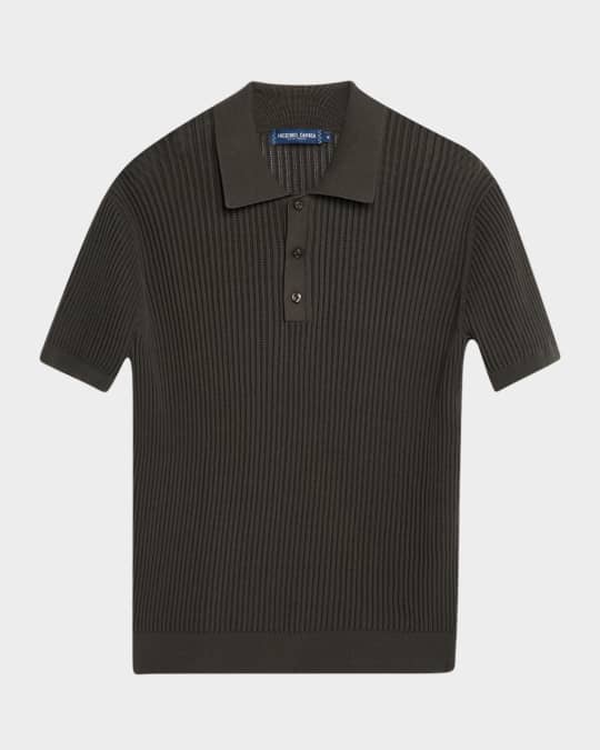 Frescobol Carioca Men's Vidal Ribbed Polo Shirt | Neiman Marcus