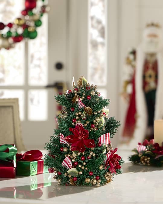 Salzburg Creations Holiday Prestige Tree, 12" | Neiman Marcus