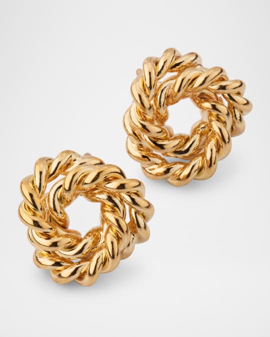 Devon Leigh Small Round Post Earrings | Neiman Marcus