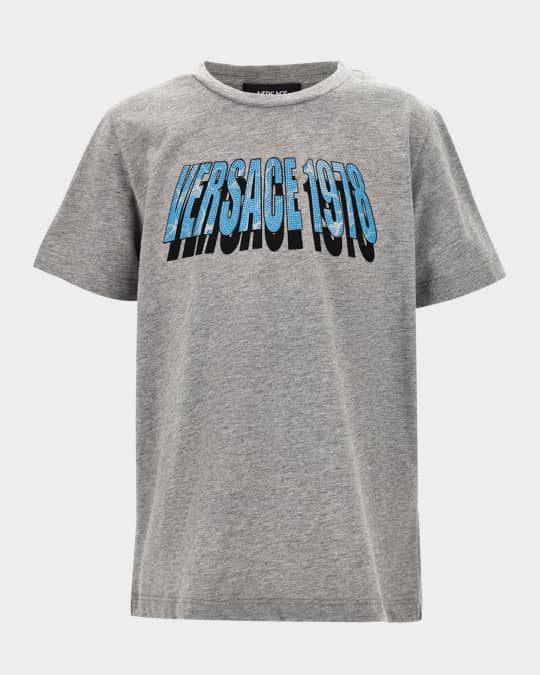 Versace Boy's Vintage Logo-Print T-Shirt, Size 6-14 | Neiman Marcus