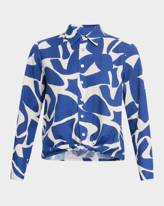 Finley Sloane Abstract-Print Shirt | Neiman Marcus