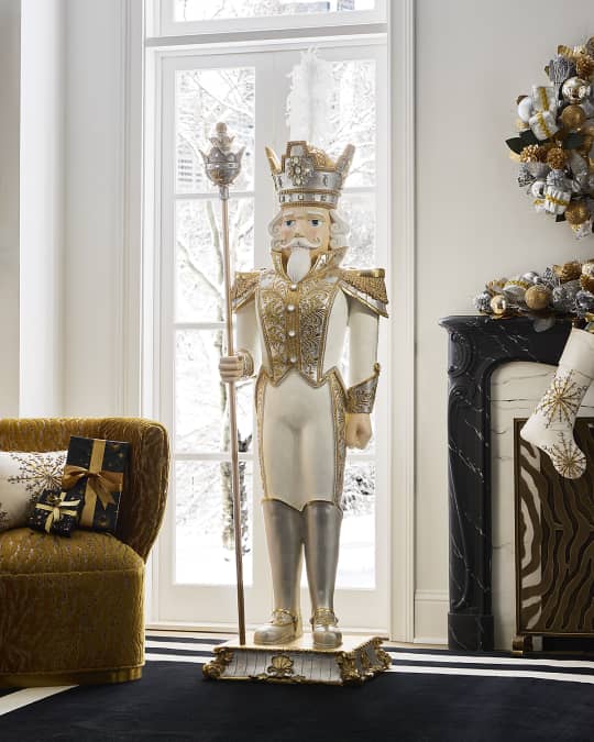 Mark Roberts 70" Christmas Tall Nutcracker | Neiman Marcus