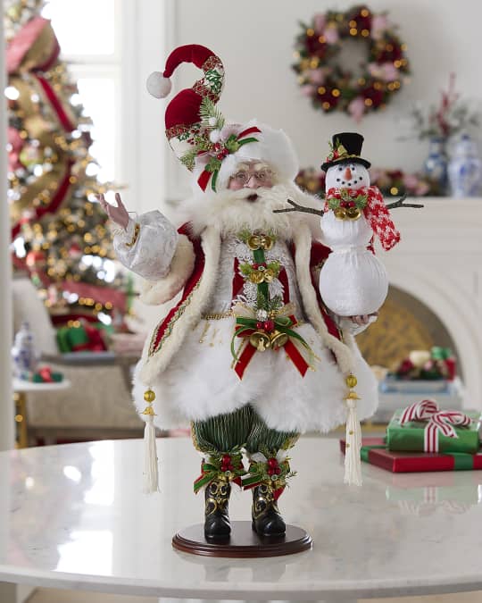 Mark Roberts Santa Building Snowman | Neiman Marcus