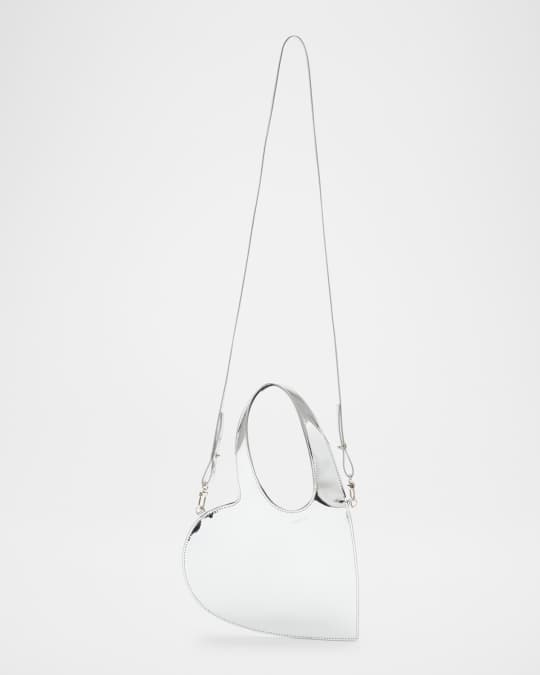 Coperni Mirrored Baby Heart Crossbody Bag | Neiman Marcus