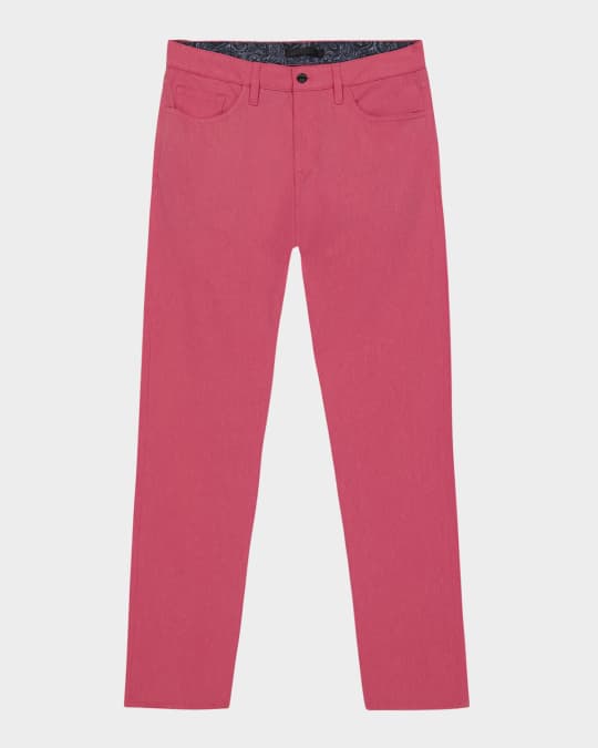Robert Graham Men's Grady Straight Leg Pants | Neiman Marcus