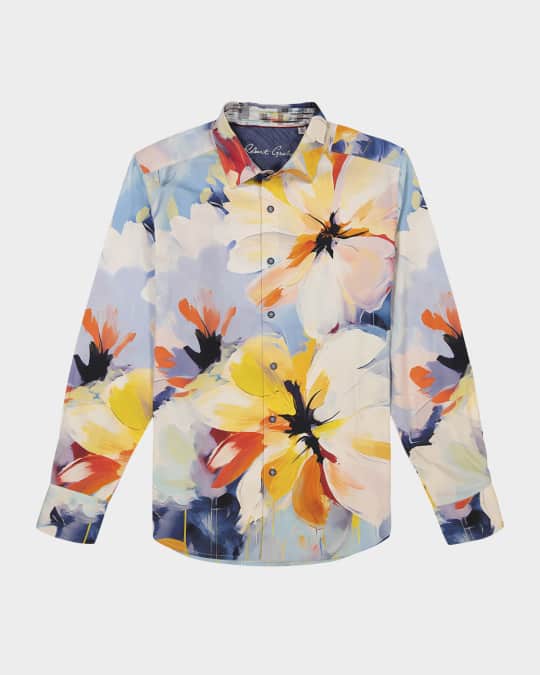 Robert Graham Men's Flora Grande Sport Shirt | Neiman Marcus