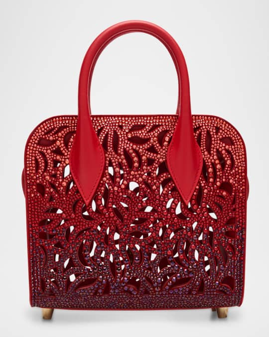 Christian Louboutin Eloise Mini Top-Handle Bag in Laser-Cut Degrade ...
