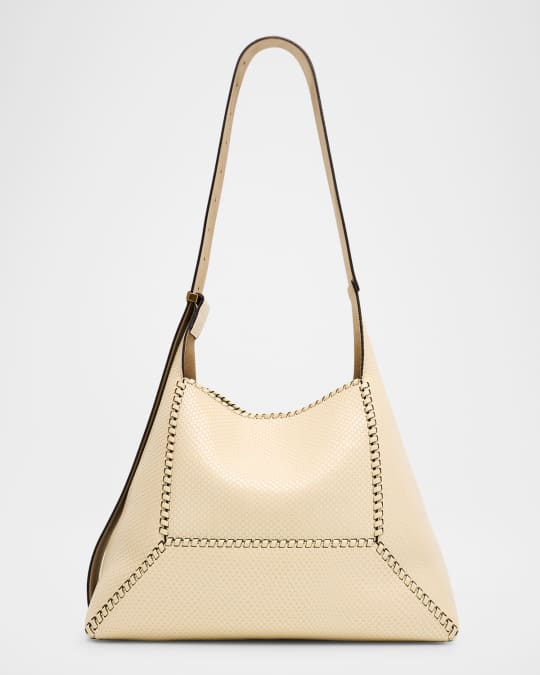 Jimmy Choo Diamond Medium Embossed Leather Hobo Bag | Neiman Marcus