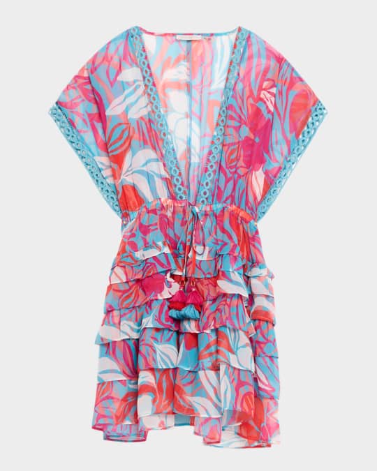 Ramy Brook Marisa Tiered Mini Dress | Neiman Marcus