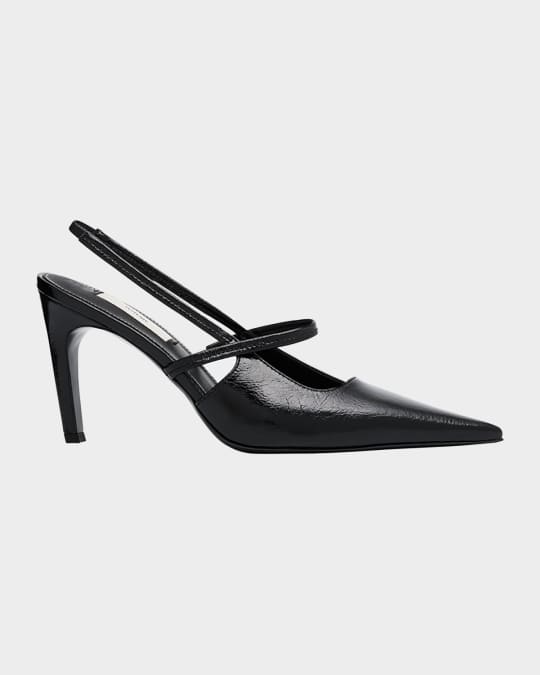 Toteme Leather Mary Jane Slingback Stiletto Pumps | Neiman Marcus