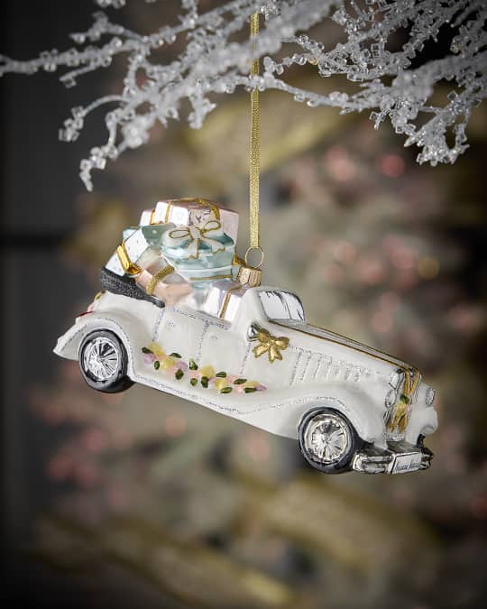 Neiman Marcus Vintage Wedding Car Ornament | Neiman Marcus