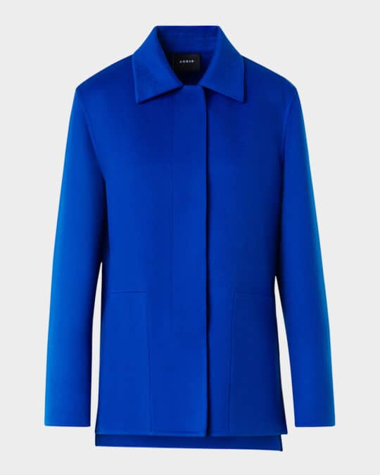 Akris Laars Double-Face Cashmere Jacket | Neiman Marcus