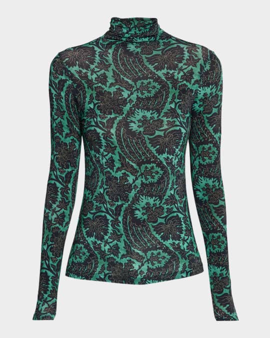 Ulla Johnson Aurelia Long-Sleeve Turtleneck | Neiman Marcus