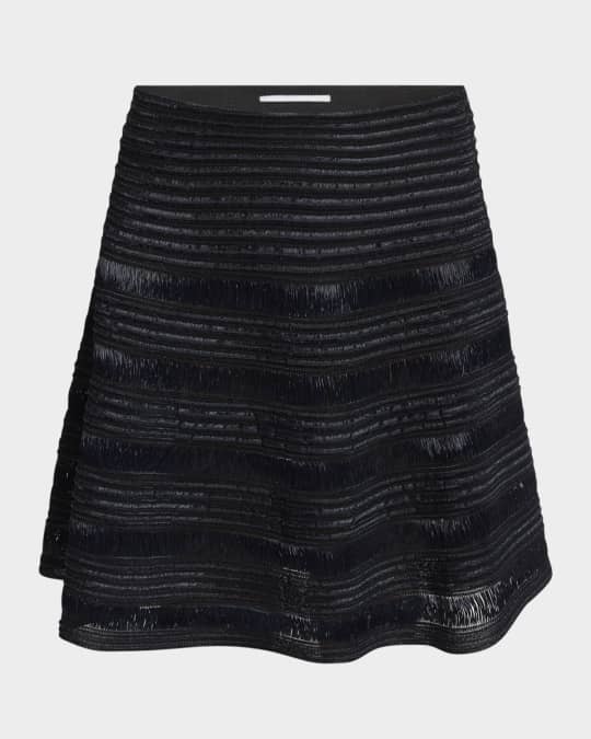 ALAIA Raffia Circle Skirt | Neiman Marcus