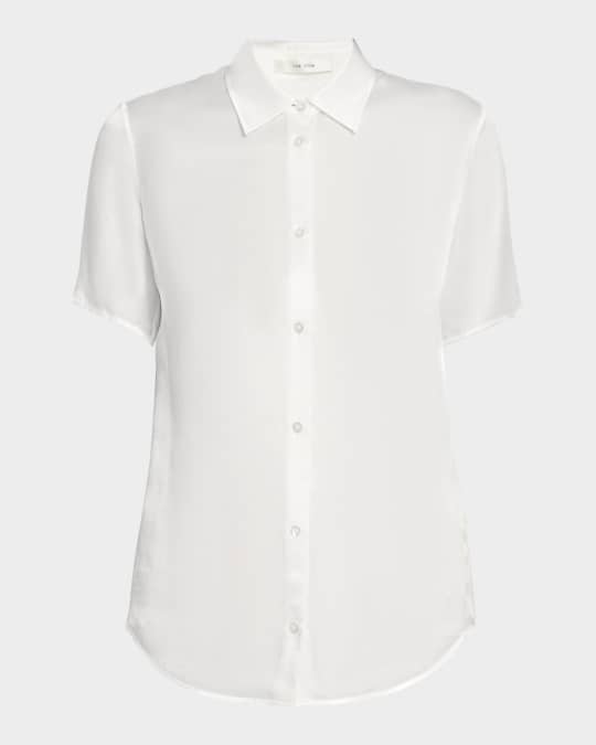 THE ROW Petrova Button-Front Shirt | Neiman Marcus