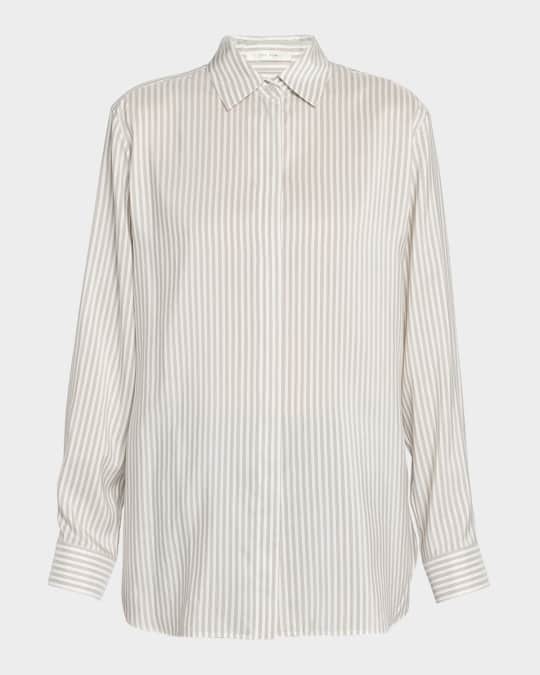 THE ROW Vanda Stripe Shirt | Neiman Marcus
