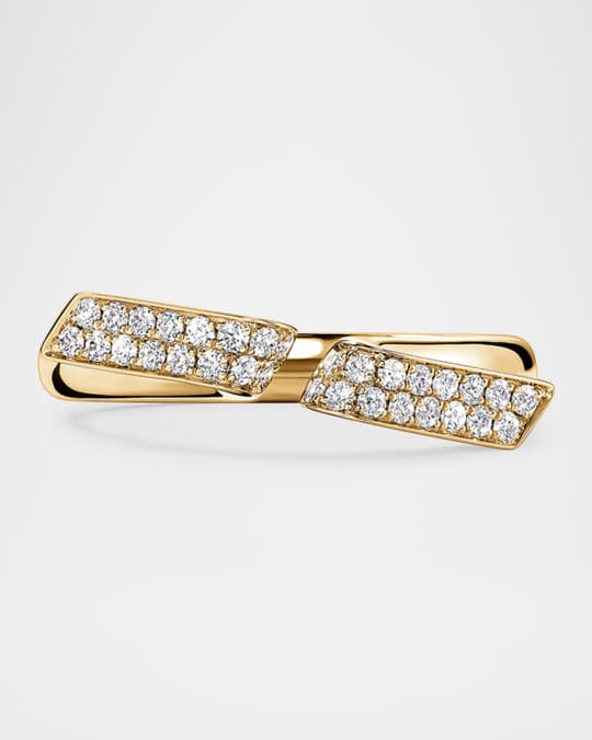 Hearts on Fire Inside/Out 18K Yellow Gold Diamond Flip Open Ring ...