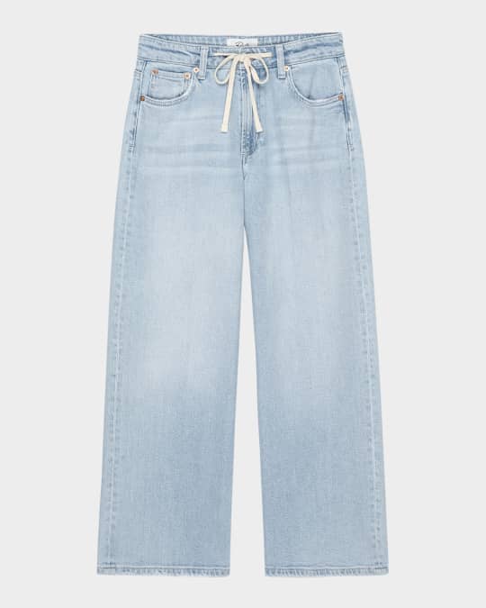 Rails Angeleno Drawstring Wide-Leg Jeans | Neiman Marcus
