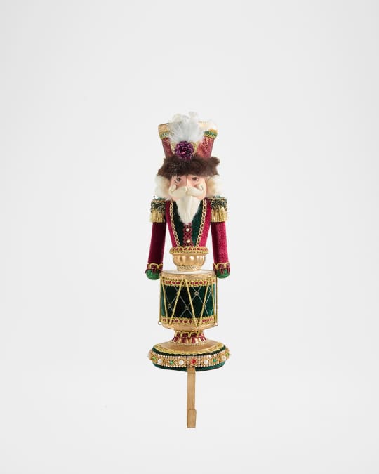 Katherine's Collection Winter Balsam Nutcracker Stocking Holder ...