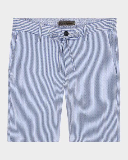 Robert Graham Men's Fornillo Striped Shorts | Neiman Marcus