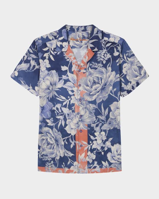 Robert Graham Men's Malta Floral Camp Shirt | Neiman Marcus