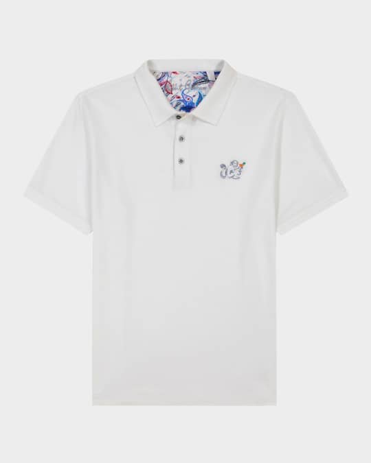 Robert Graham Men's Monkey Business Polo Shirt | Neiman Marcus