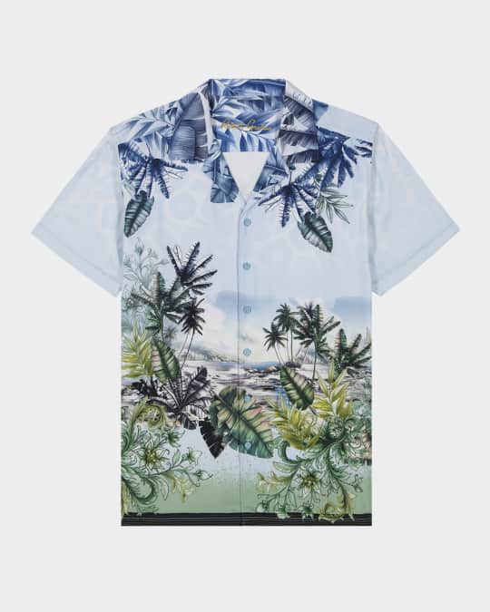 Robert Graham Men's Sahara Camp Shirt | Neiman Marcus