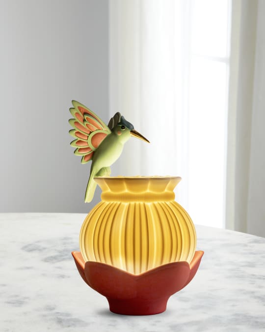 Lladro Utopical 9" Wireless & Rechargeable Porcelain Table Lamp ...
