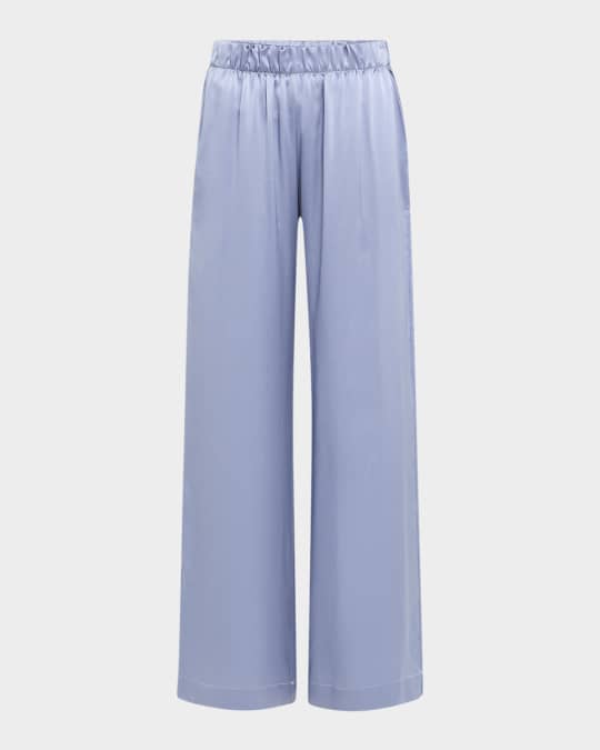 Sablyn Brynn Wide-Leg Silk Pants | Neiman Marcus