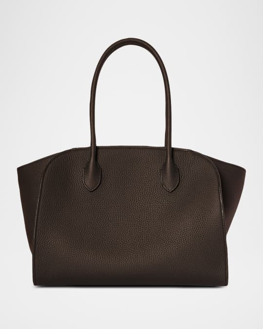 THE ROW Marlo 12 Tote Bag in Grain Leather | Neiman Marcus