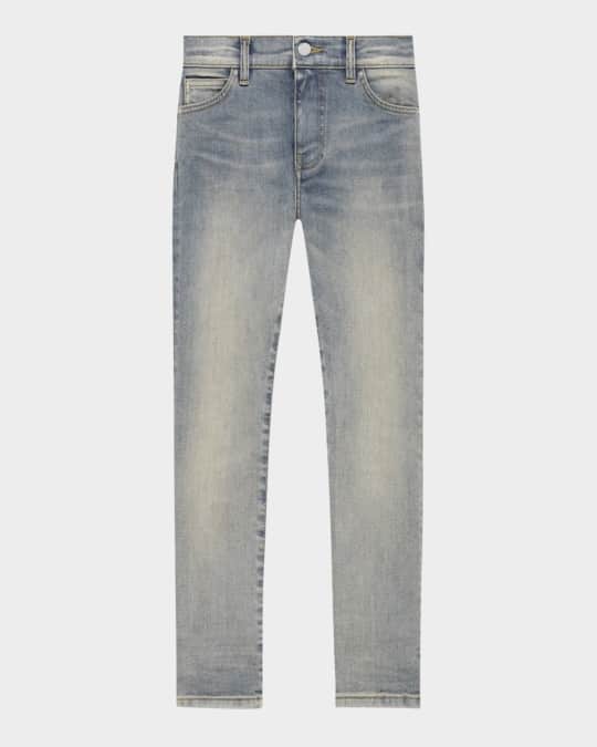 Amiri Boy's Stack Light Wash Jeans, Size 4-12 | Neiman Marcus