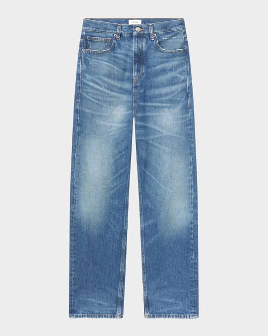 FRAME Men's Denim Straight Fit Jeans | Neiman Marcus