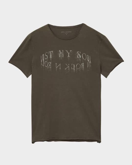 John Varvatos Men's Lost My Soul Circle Graphic T-Shirt | Neiman Marcus