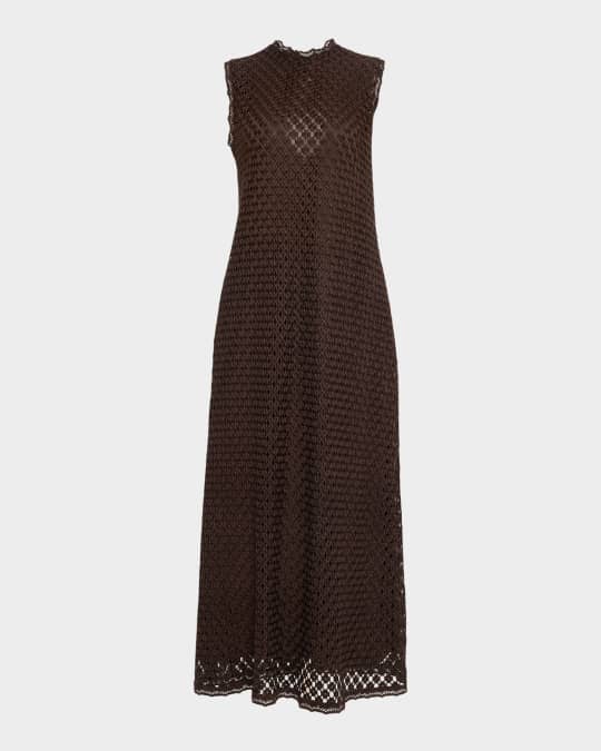 Faithfull the Brand Cyrene Floral Lace Midi Dress | Neiman Marcus