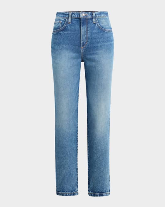 Favorite Daughter The Valentina Super-High Rise Straight Jeans | Neiman ...