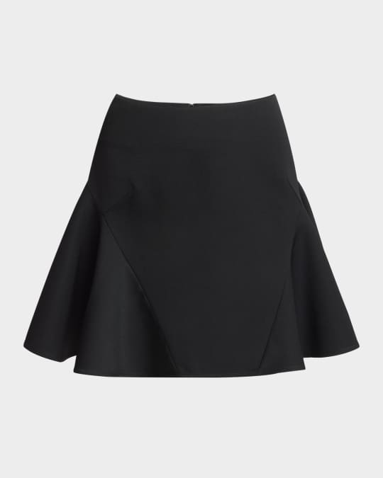 Givenchy Ruffle A-Line Mini Skirt | Neiman Marcus