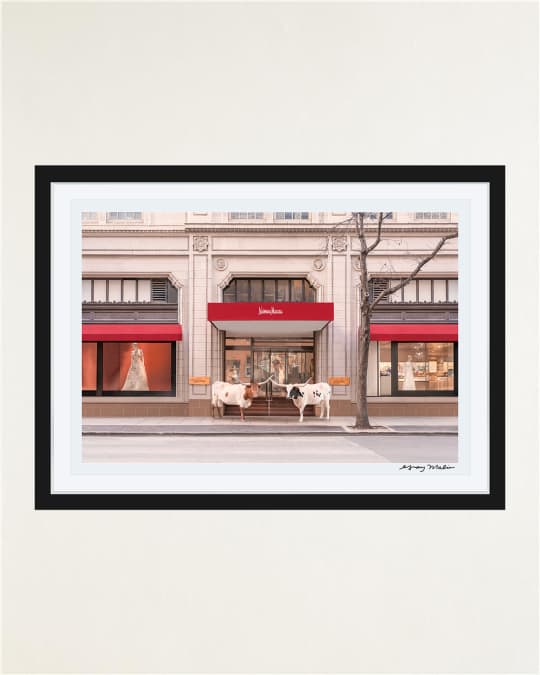 Gray Malin "The Longhorns, Neiman Marcus, Downtown Dallas" Framed Fine ...