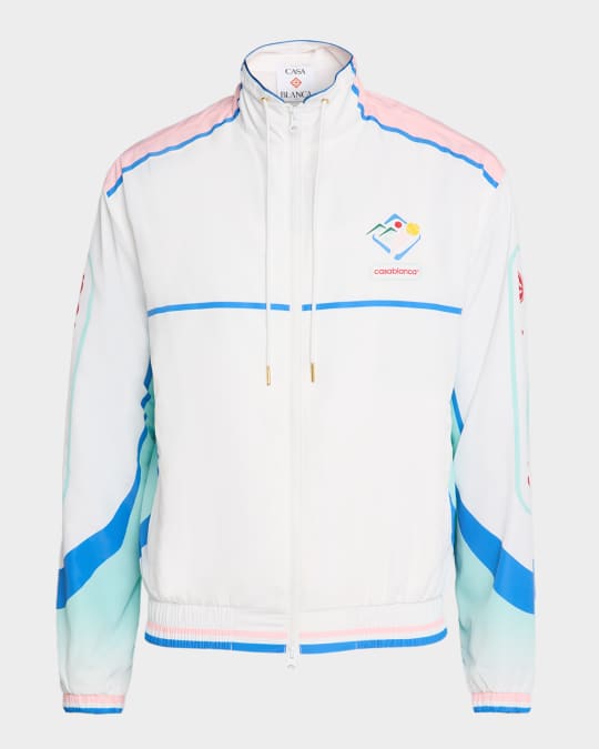 CASABLANCA Men's Casa Sportif Color Block Wind-Resistant Jacket ...