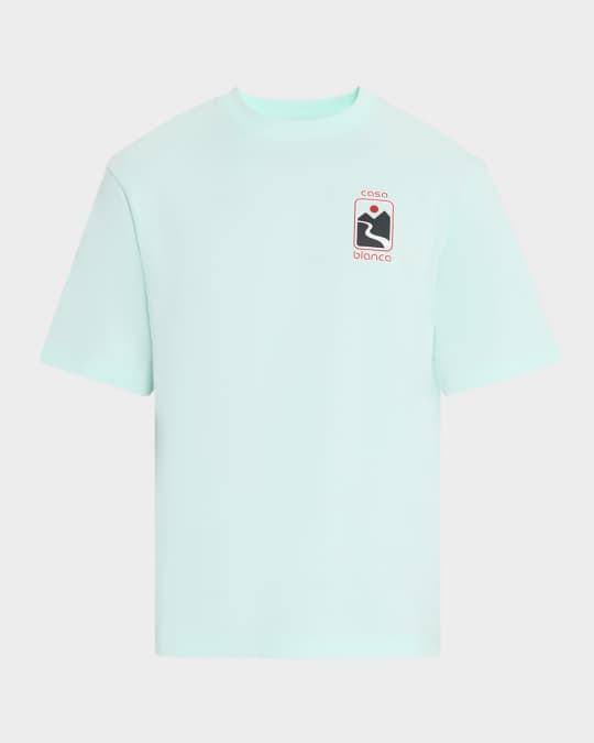 CASABLANCA Men's Sunset Valley Graphic T-Shirt | Neiman Marcus