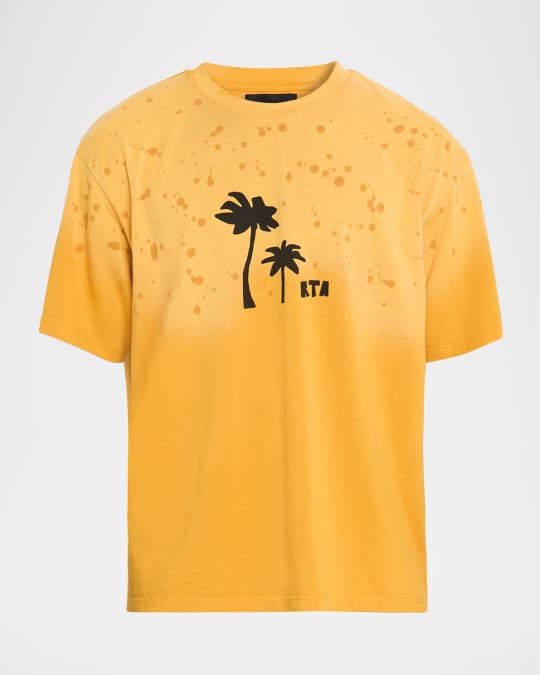 RTA Men's Colin Degrade Palm Logo Graphic T-Shirt | Neiman Marcus