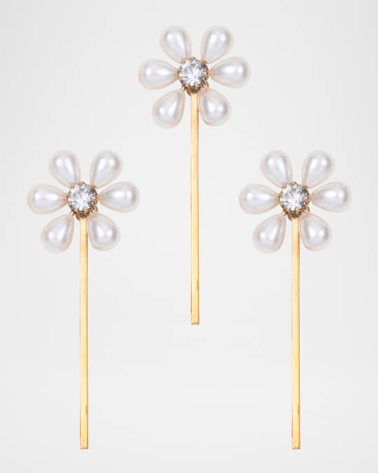 Jennifer Behr Laena Bobby Pins, Set of 3 | Neiman Marcus
