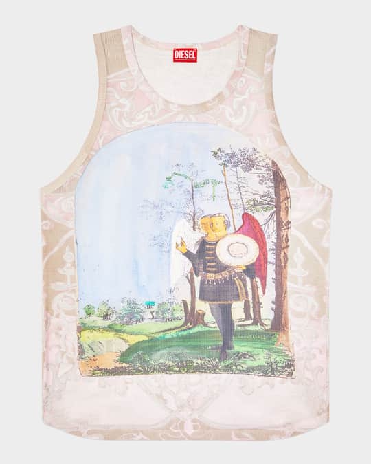 Diesel Men's T-ALY Graphic Tank Top | Neiman Marcus