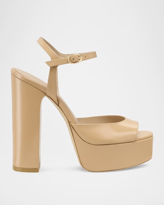 Stuart Weitzman Dayna Boost Platform Sandals | Neiman Marcus