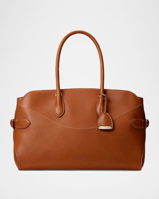 Ralph Lauren Collection The Ralph Leather Satchel Crossbody Bag ...