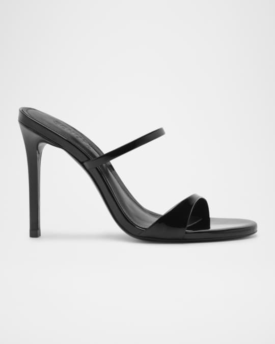 Schutz Jessica Patent Stiletto Mule Sandals | Neiman Marcus