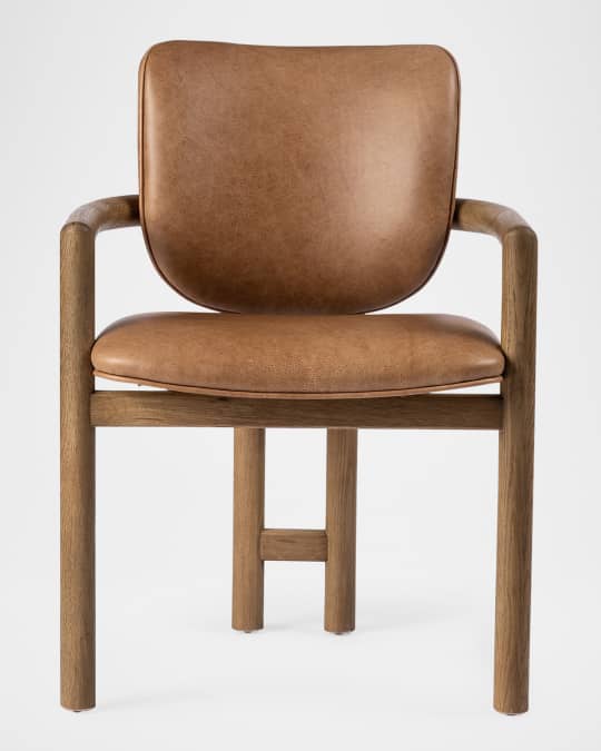 Four Hands Madeira Leather Arm Chair | Neiman Marcus