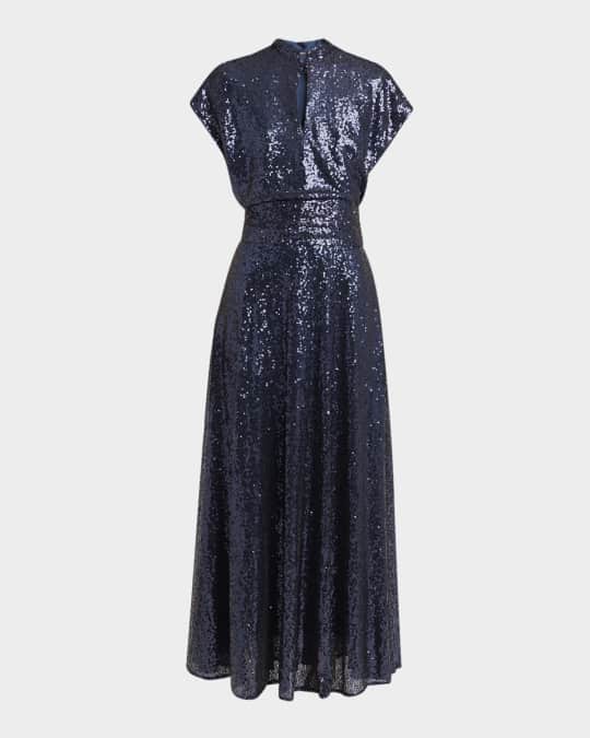 Kiton Sequined Silk-Blend Dress | Neiman Marcus
